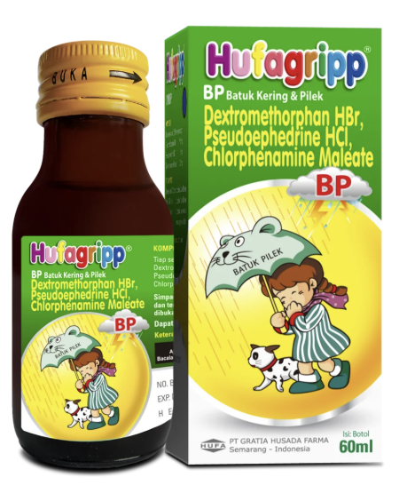 HUFAGRIPP BP SYRUP ANAK 60 ML – RedMed Pharmacy Online