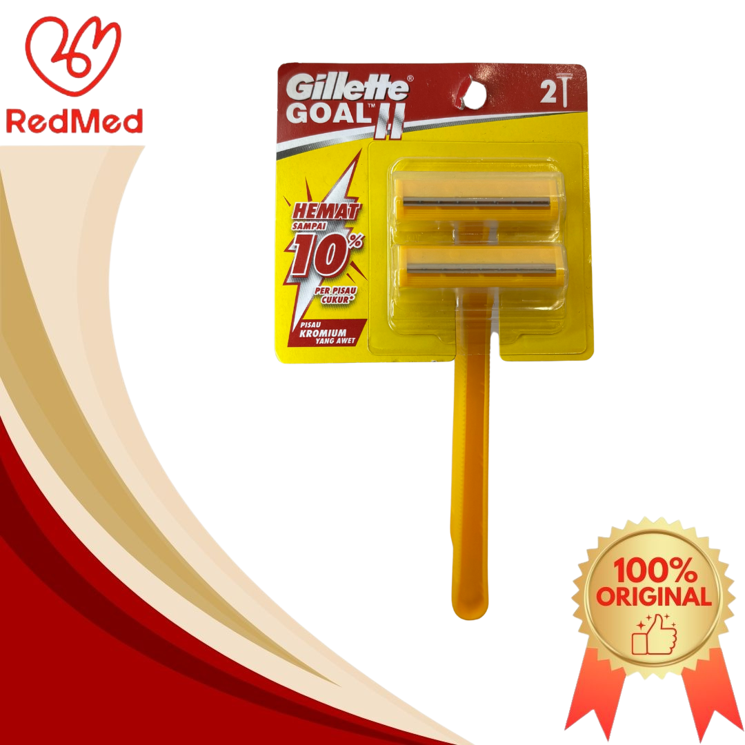 GILLETTE GOAL 2 DISPOSABLE RAZORS 2’S – RedMed Pharmacy Online
