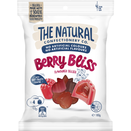 THE NATURAL CONFECTIONERY CO BERRY BLISS 220GR – RedMed Pharmacy Online